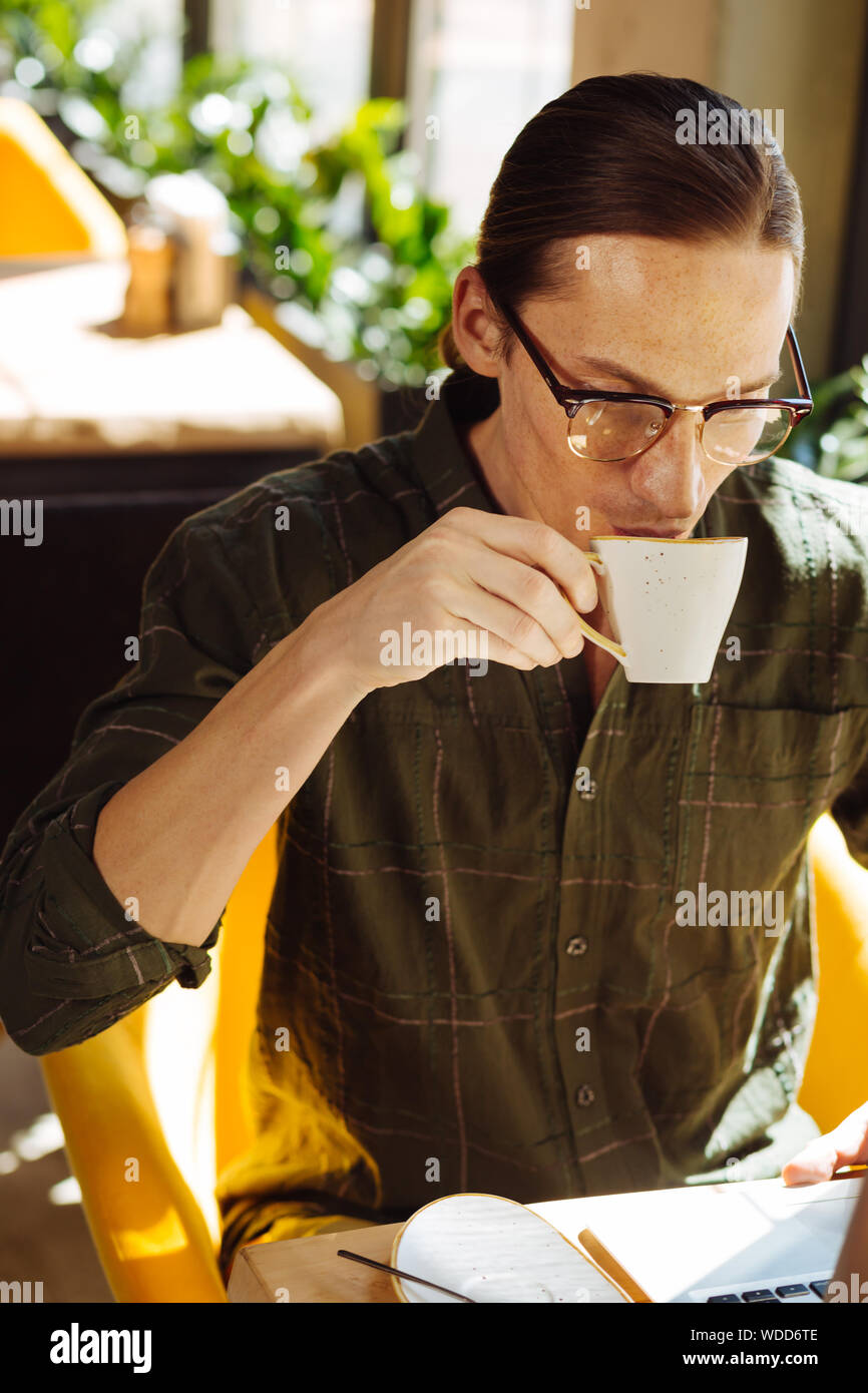 Sip of coffee hi-res stock photography and images - Alamy