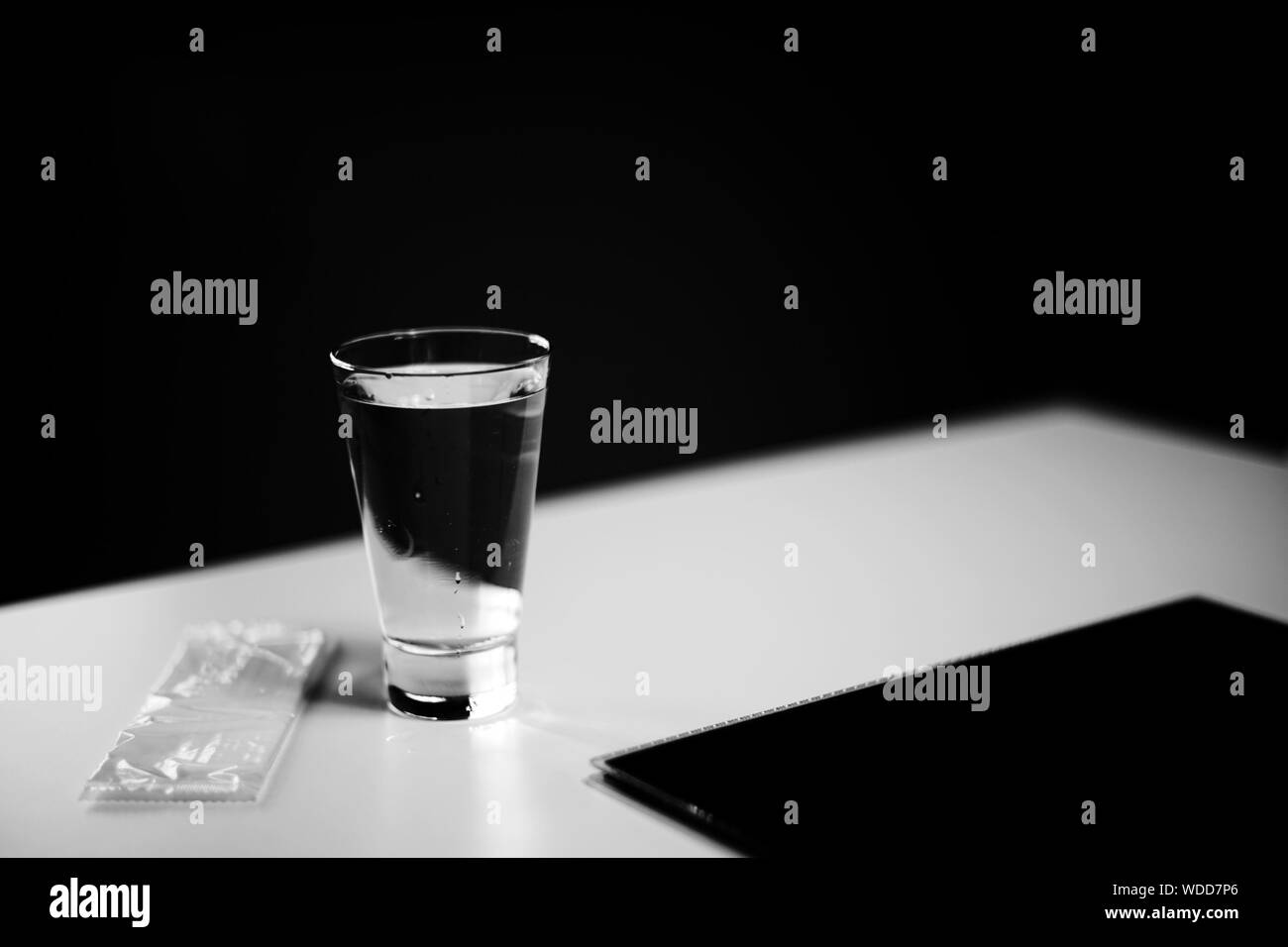 Drinking Water In Glass On Table Stock Photo Alamy drinking-water-in-glass-on-table-stock-photo-alamy
