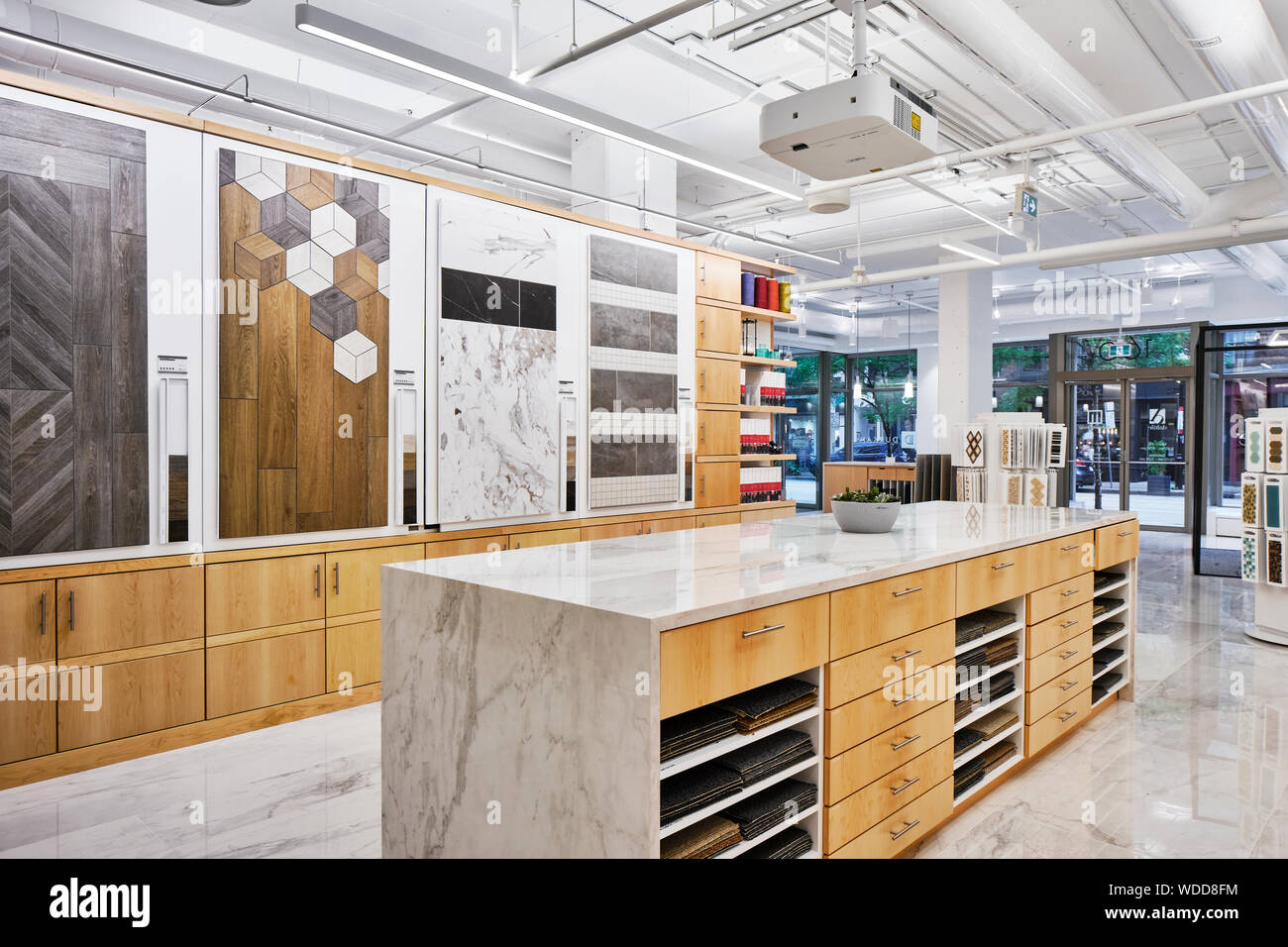 Carpet and flooring showroom , toronto Stock Photo - Alamy