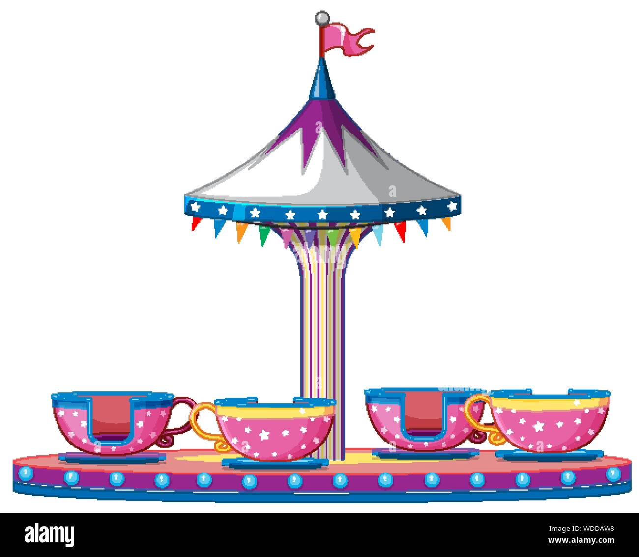 Teacups ride Stock Vector Images - Alamy