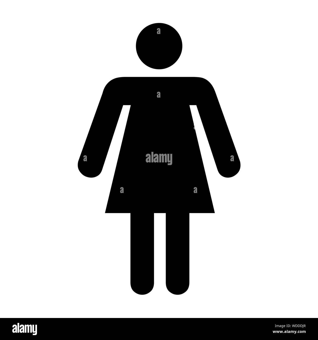 Women icon hi-res stock photography and images - Alamy