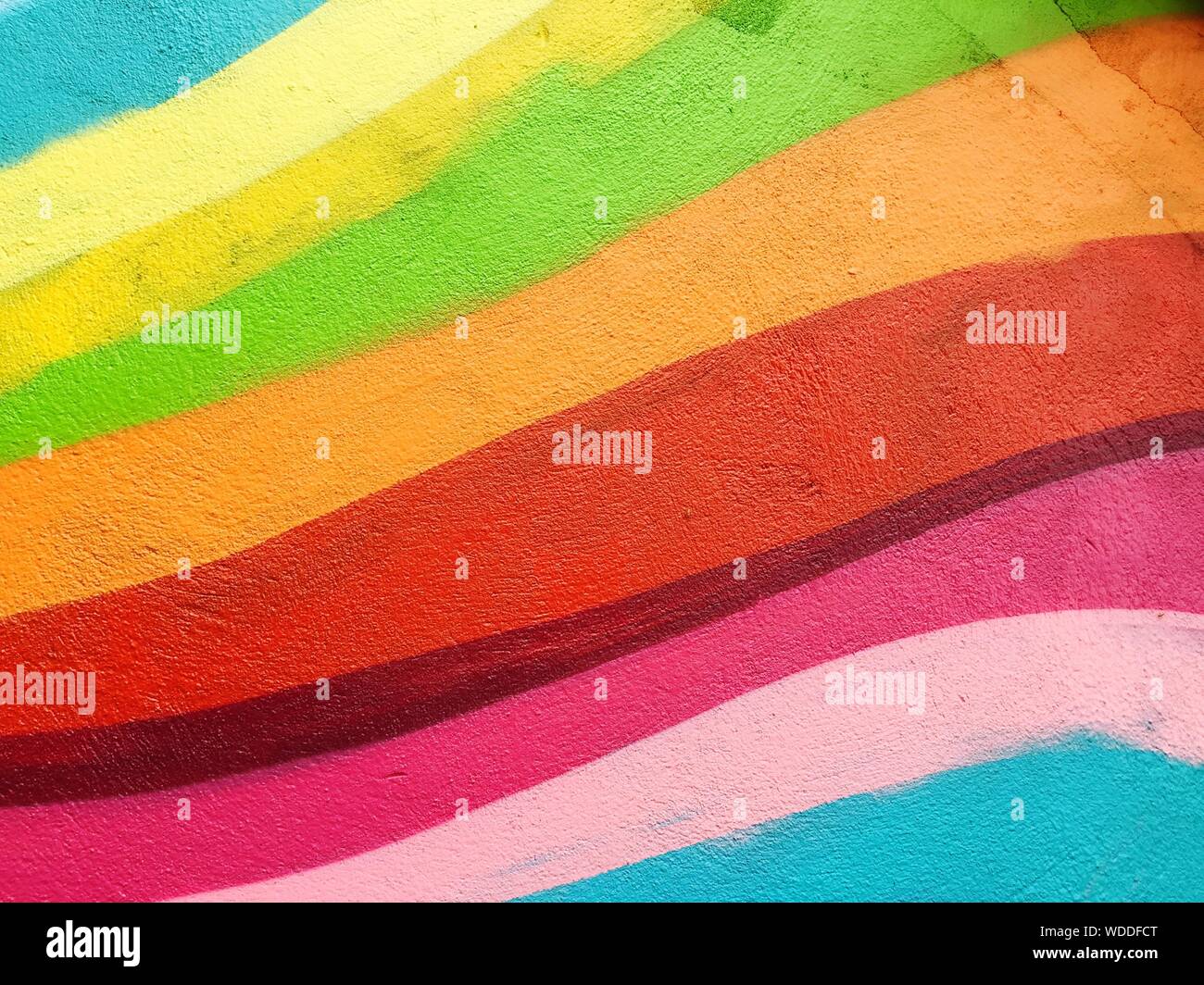 Rainbow graffiti hi-res stock photography and images - Alamy