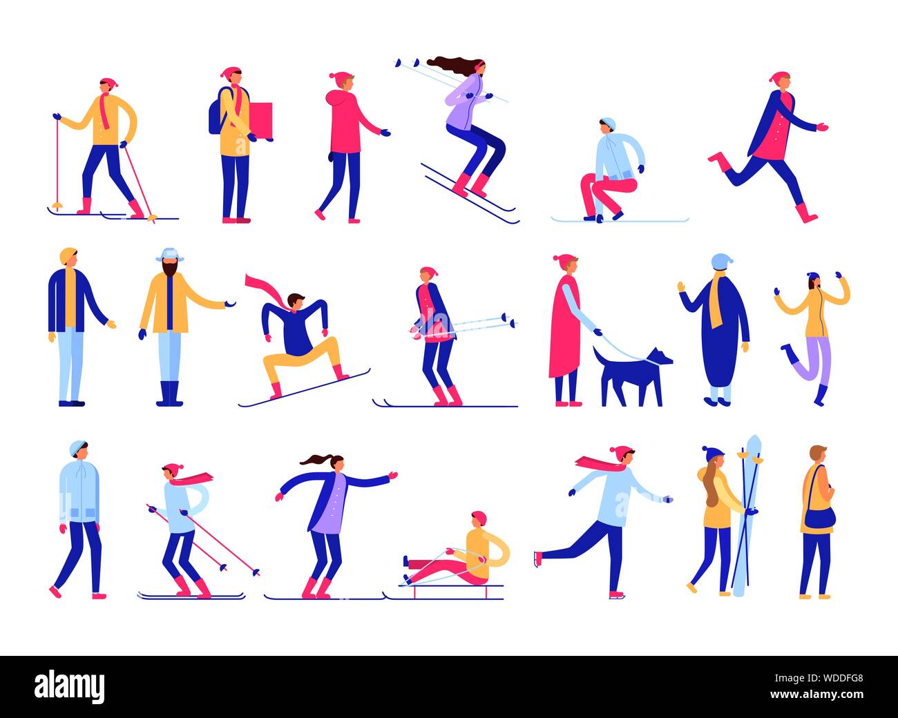 Leisure activity activities outdoors outside Stock Vector Images - Alamy