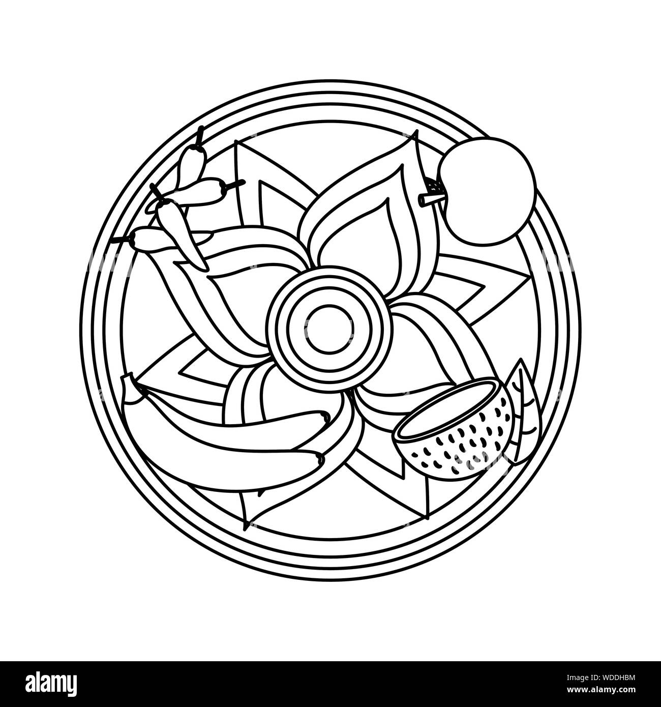 Fruit of onam celebration design Stock Vector Image & Art - Alamy