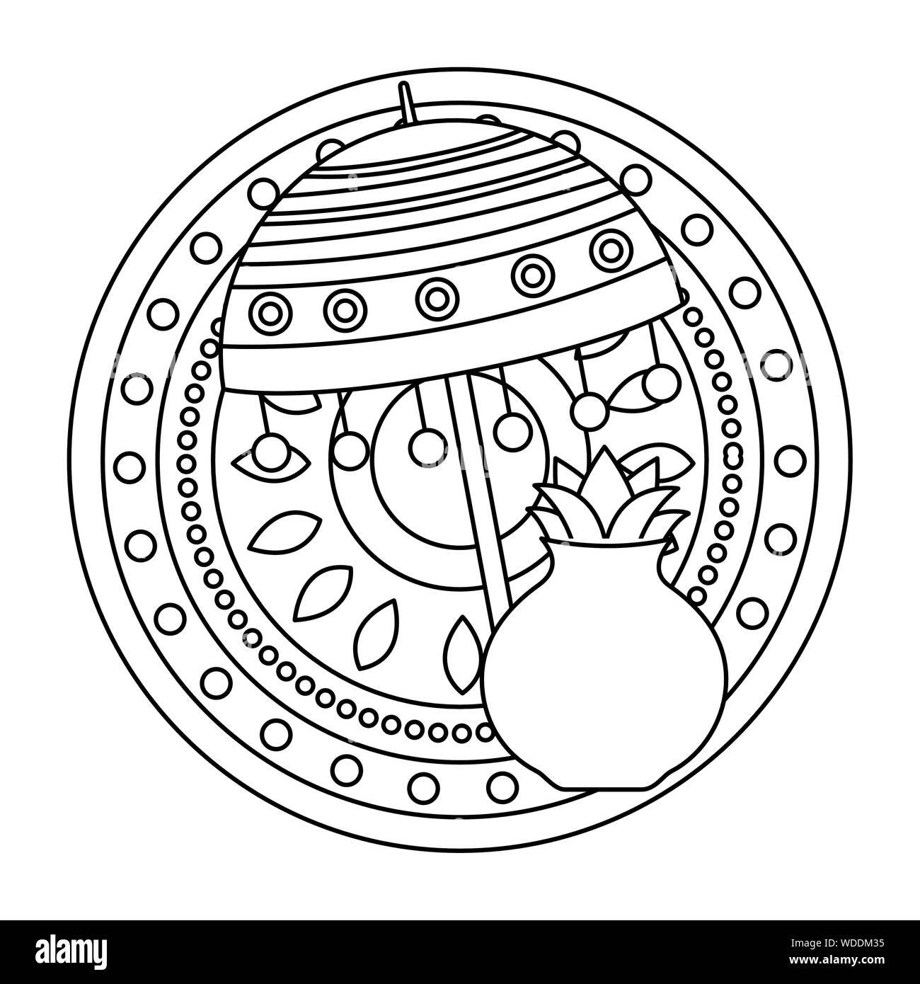 Umbrella of onam celebration design Stock Vector Image & Art - Alamy