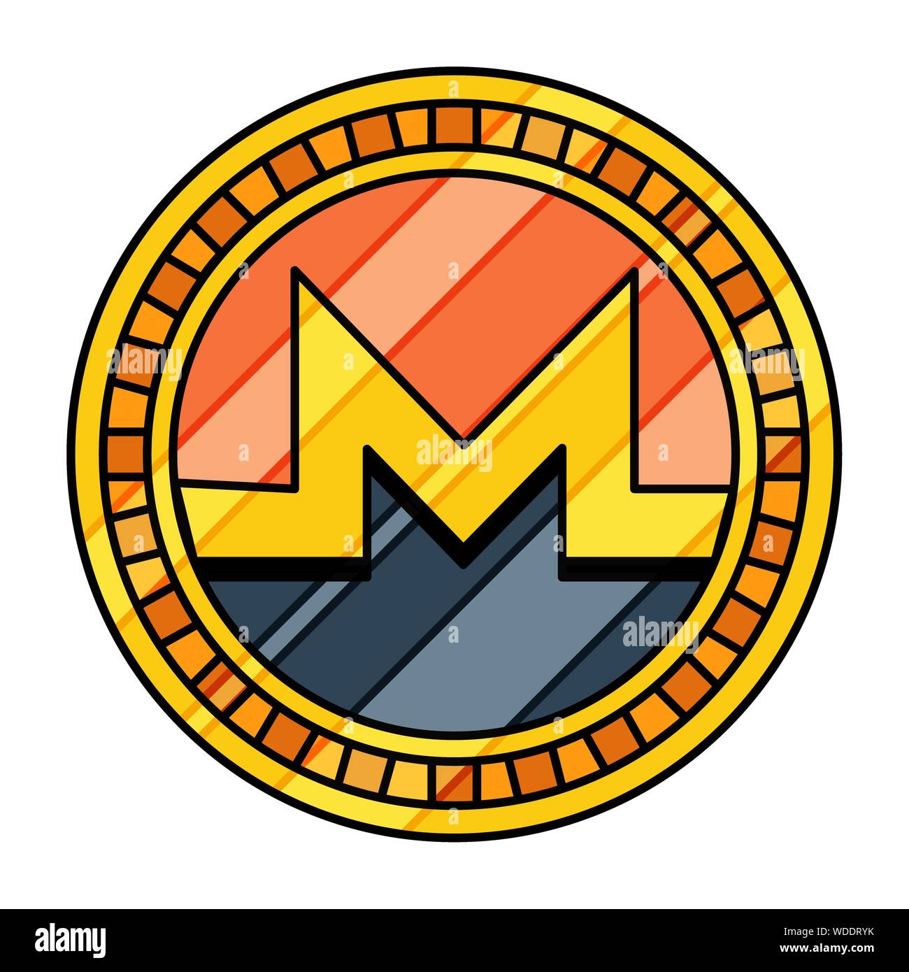 Monero icon Cut Out Stock Images & Pictures - Alamy