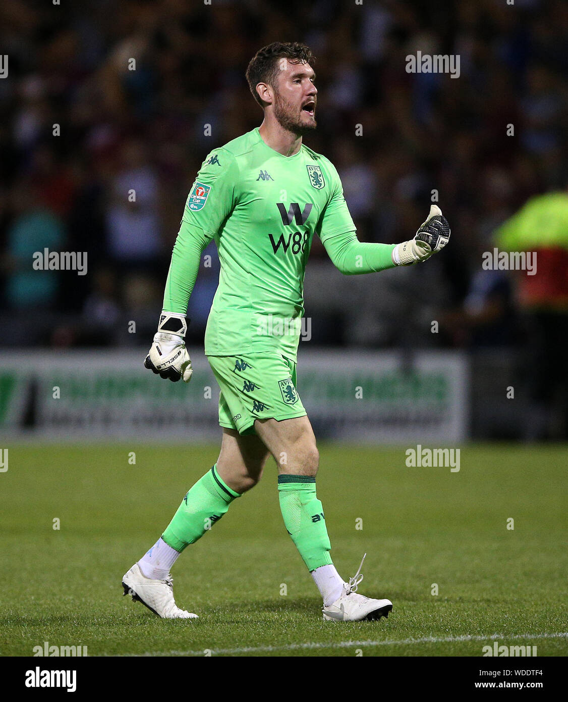 Aston Villa goalkeeper Jed Steer Stock Photo - Alamy