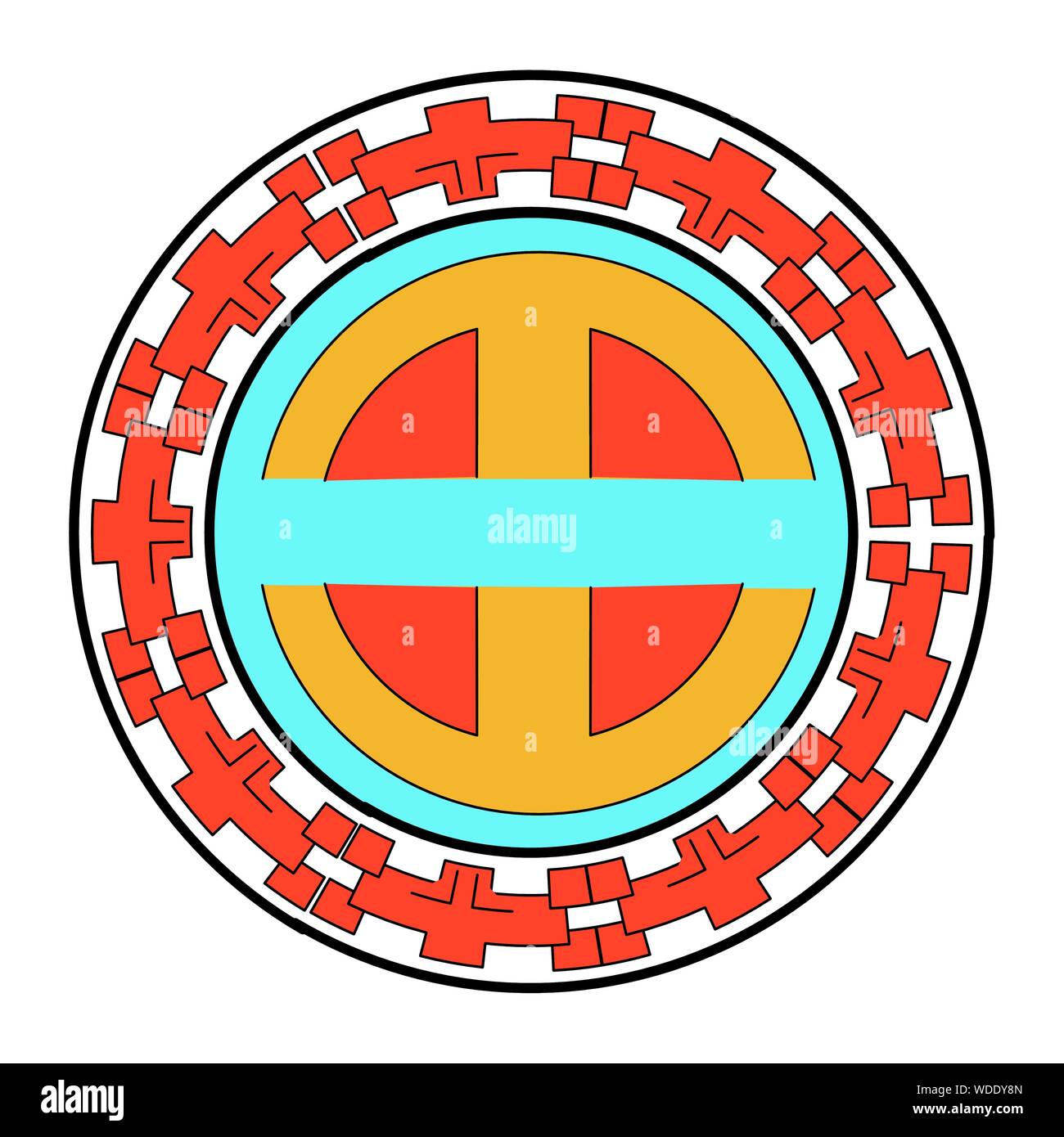 Isolated china circle vector design Stock Vector Image & Art - Alamy
