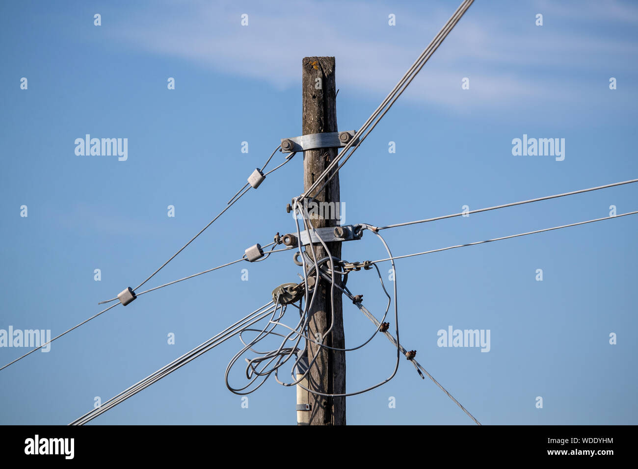 Telegraph Cables High Resolution Stock Photography and Images - Alamy