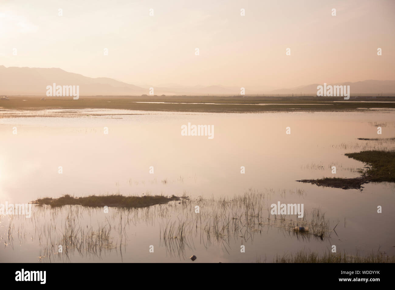 View of Bayan-Olgyi, western Mongolia Stock Photo - Alamy