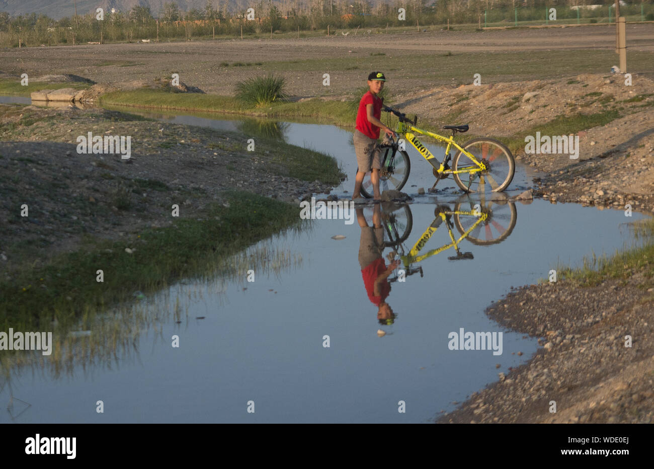 View of Bayan-Olgyi, western Mongolia Stock Photo - Alamy