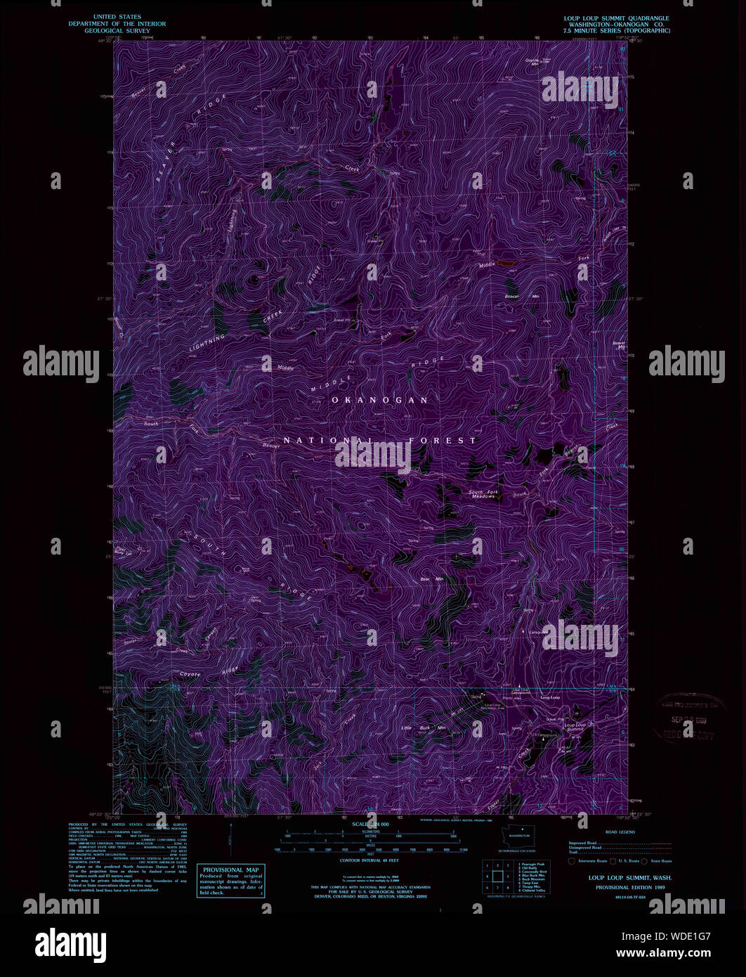 Map of loup hi-res stock photography and images - Alamy