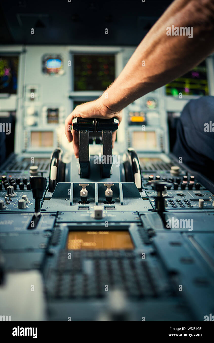 Hand pilot hi-res stock photography and images - Alamy