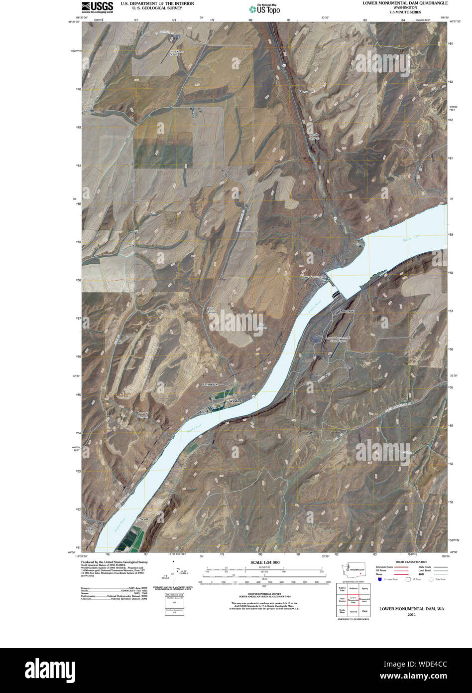 Lower monumental dam hi-res stock photography and images - Alamy