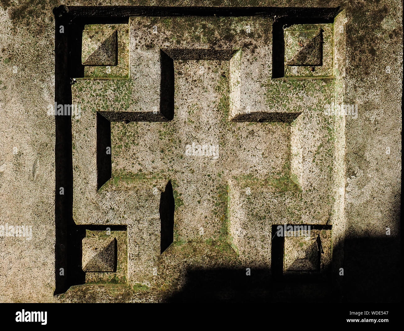 Cross shape wall building feature High Resolution Stock Photography and ...