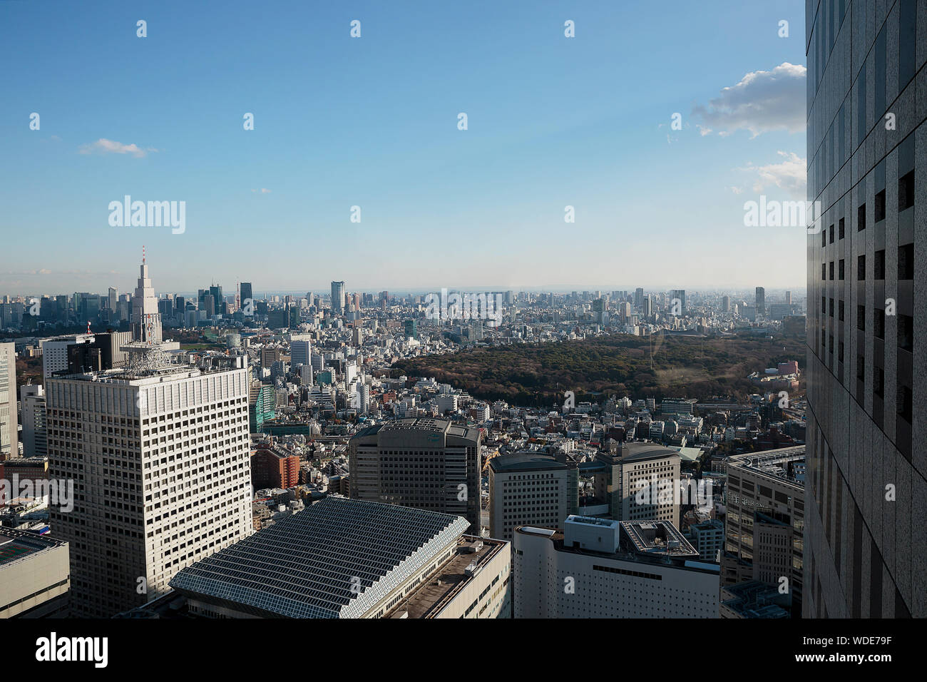 Aerial cityscape of Tokyo downtown Stock Photo - Alamy