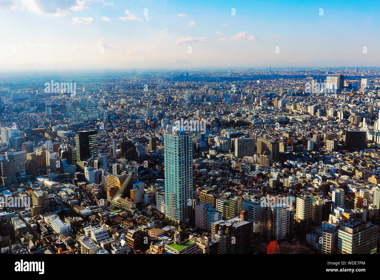 Aerial cityscape of Tokyo downtown Stock Photo - Alamy