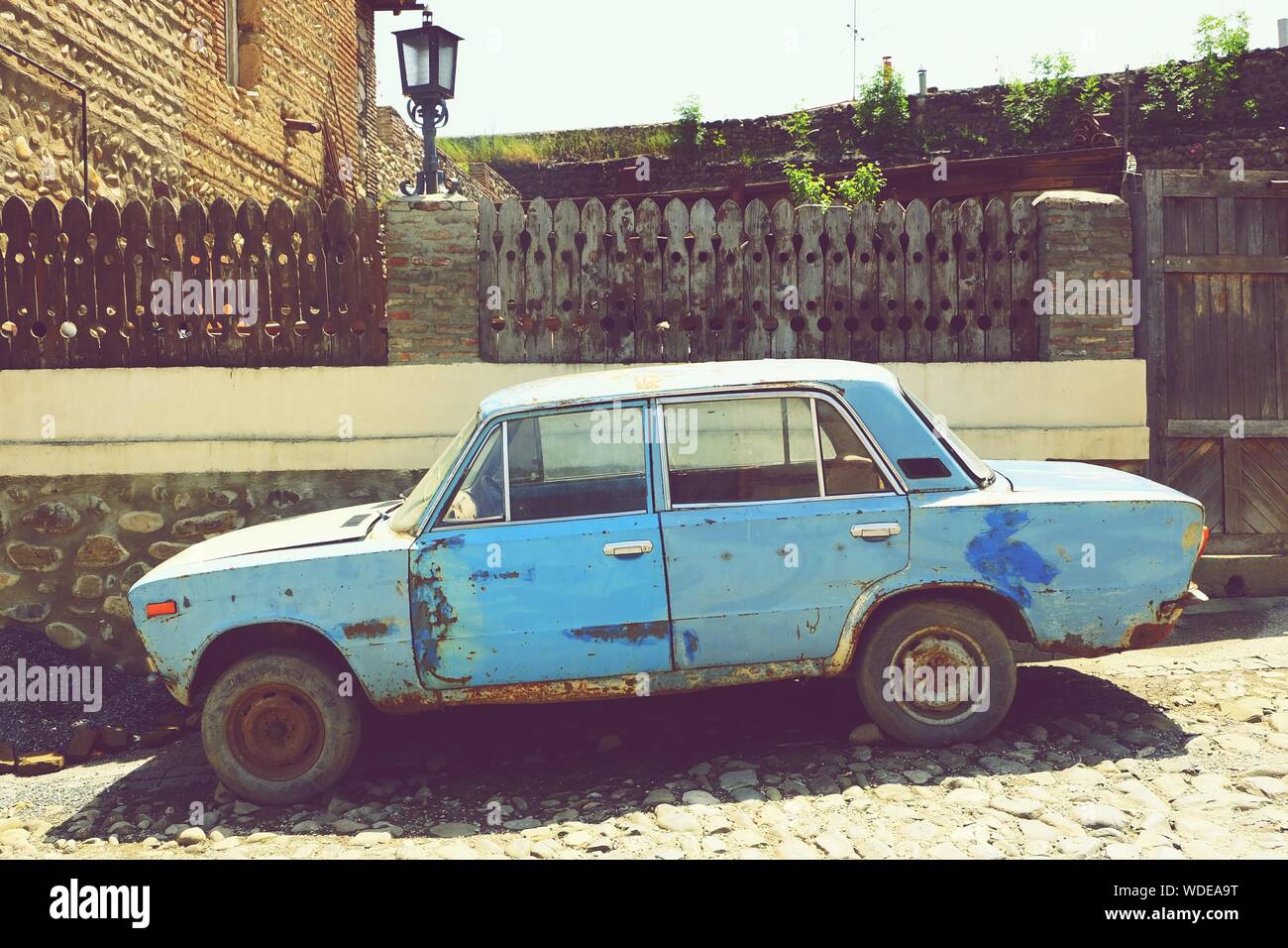 Old Car Side View Parked High Resolution Stock Photography and Images ...