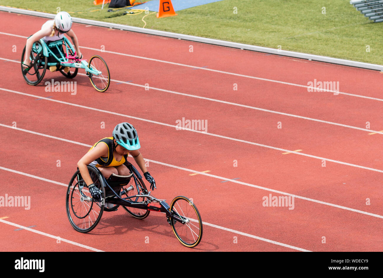 Wheelchair track and field hi-res stock photography and images - Alamy