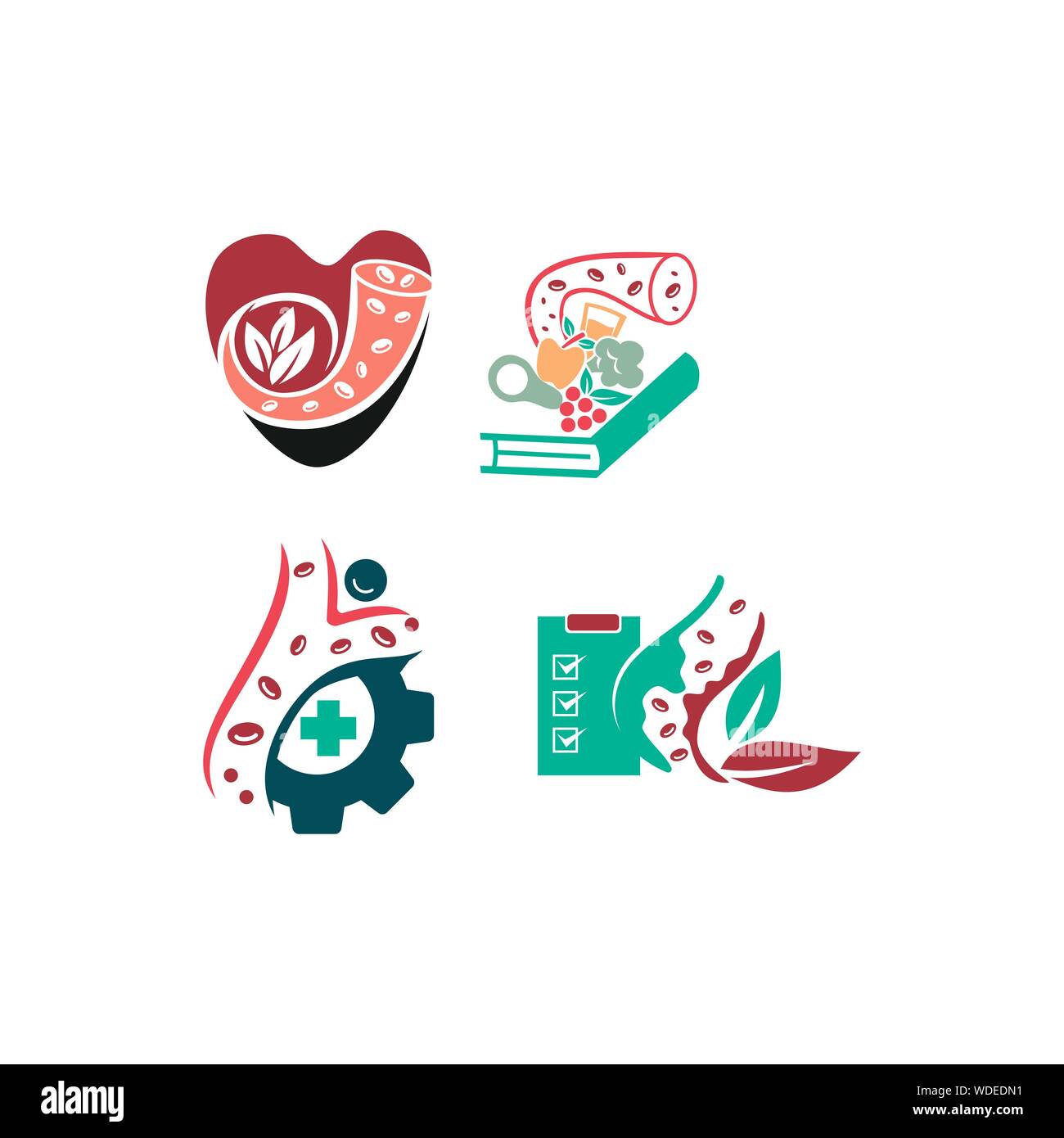 Cholesterol in artery health risk vector design Illustration Stock ...