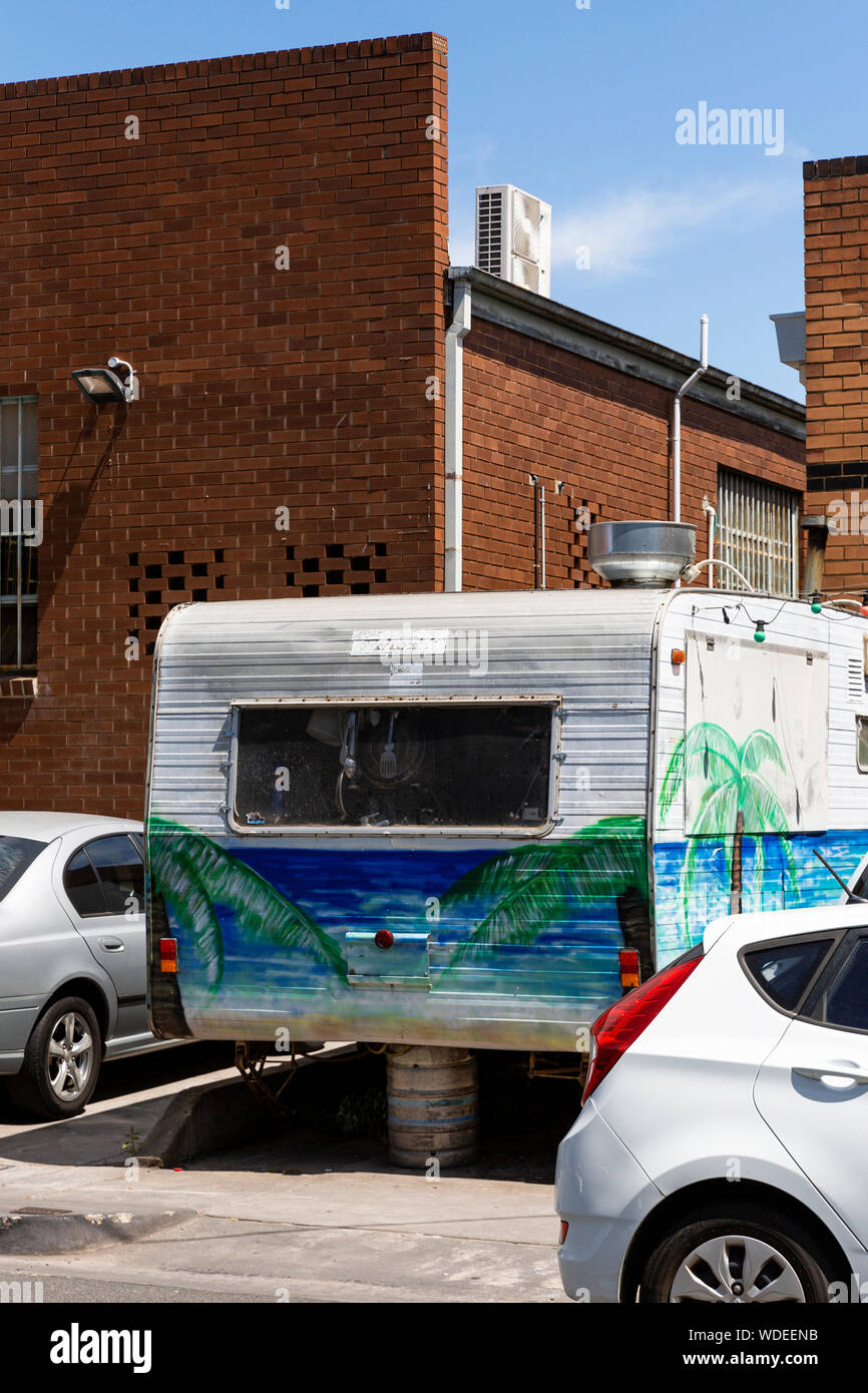 Wrecked caravan hi-res stock photography and images - Alamy