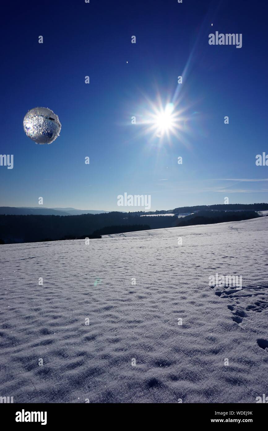 Moon over landscape hi-res stock photography and images - Alamy