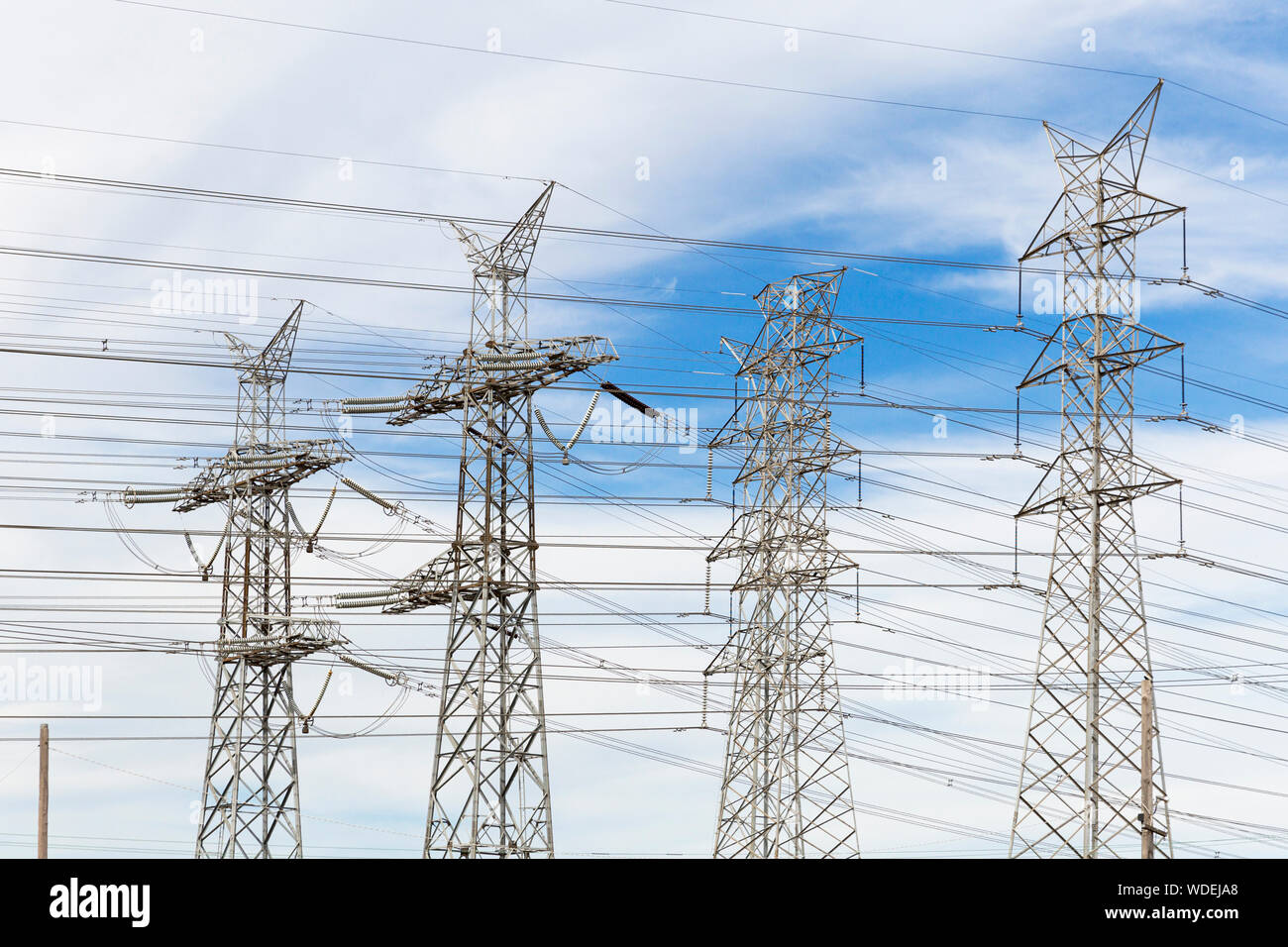 Pylons Standing Tall High Resolution Stock Photography and Images - Alamy