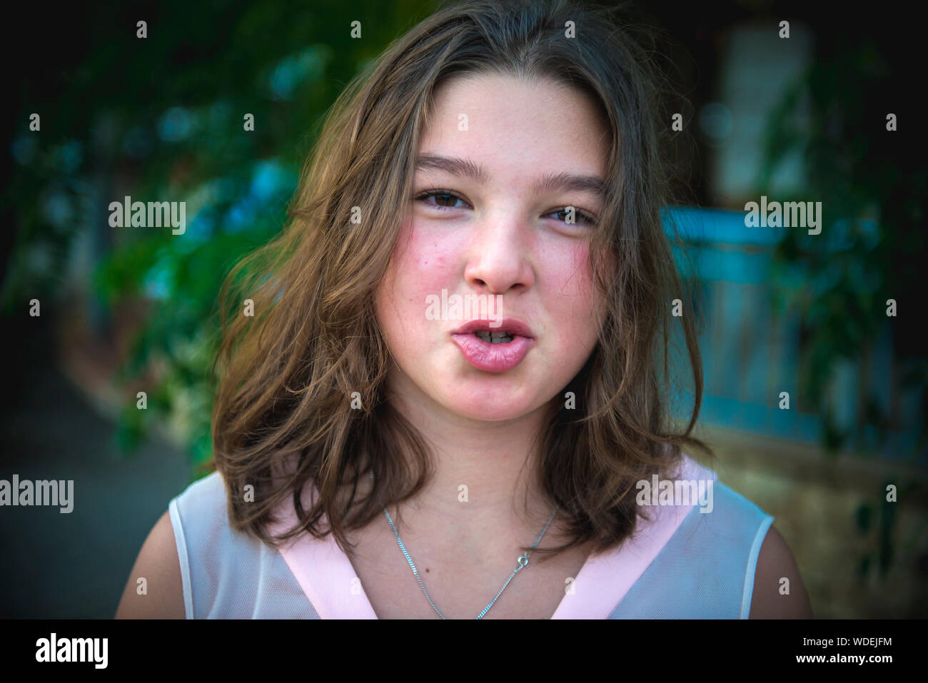 Person making face hi-res stock photography and images - Alamy