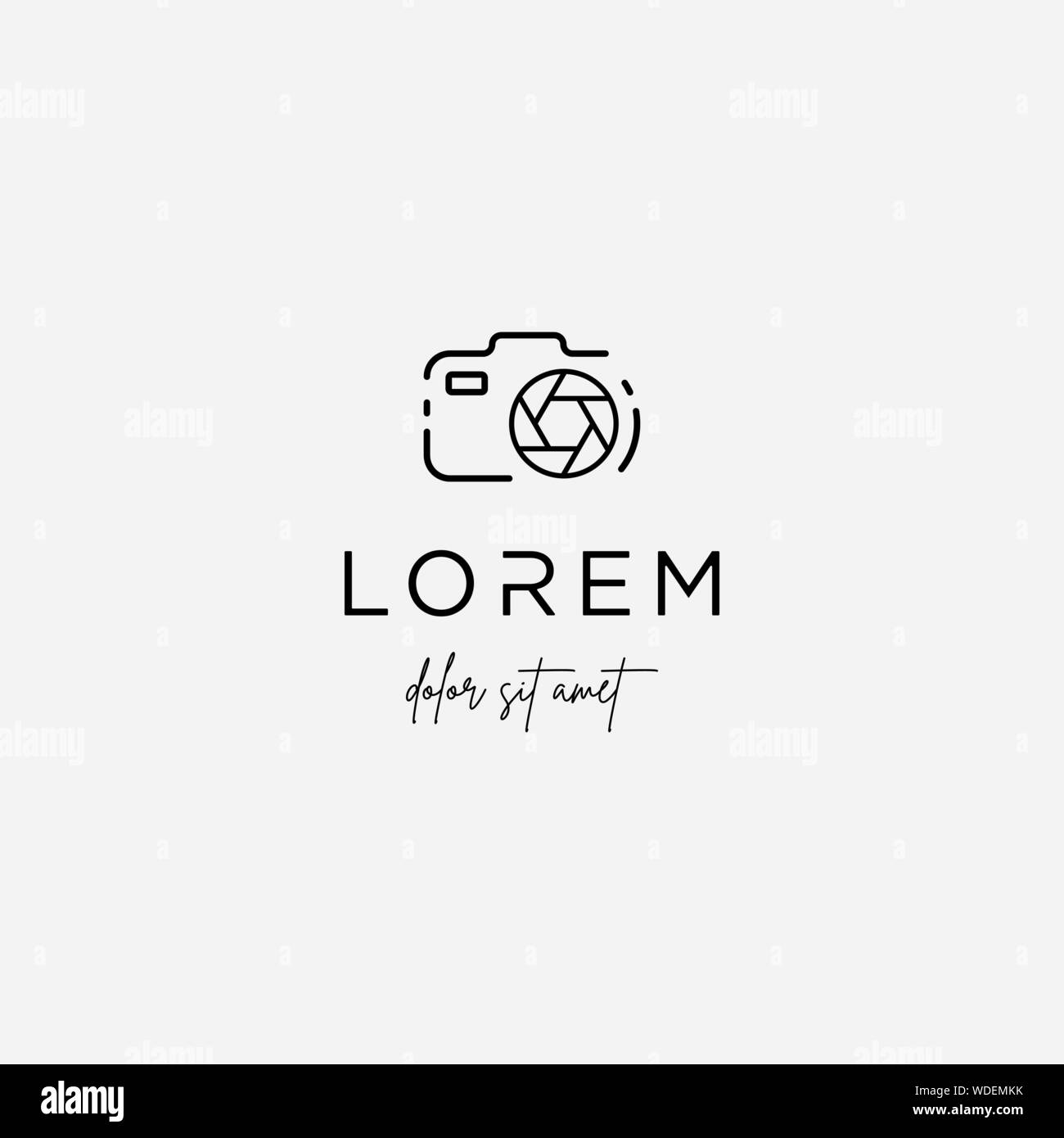 Camera Shutter logo Design Vector Sign Design Stock Vector Image & Art ...