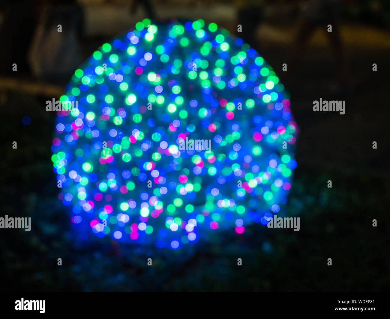 bokeh and flare of blured background night scene Stock Photo - Alamy