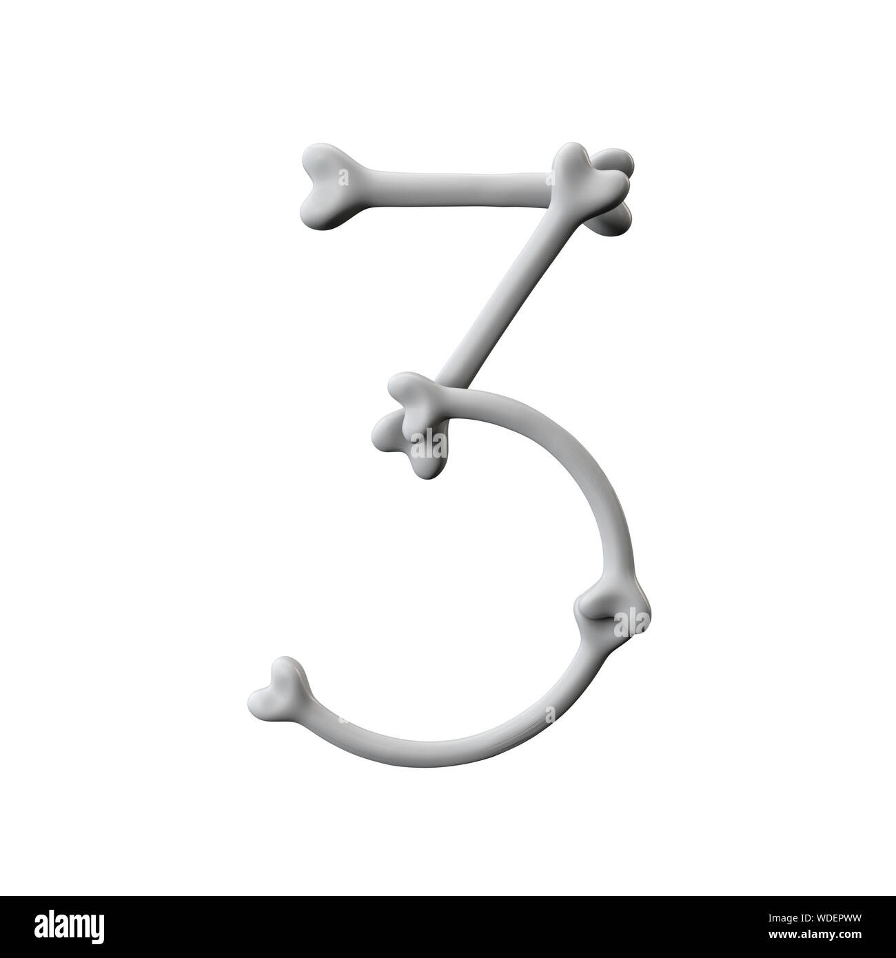 Cartoon Halloween Bone Number High Resolution Stock Photography and ...