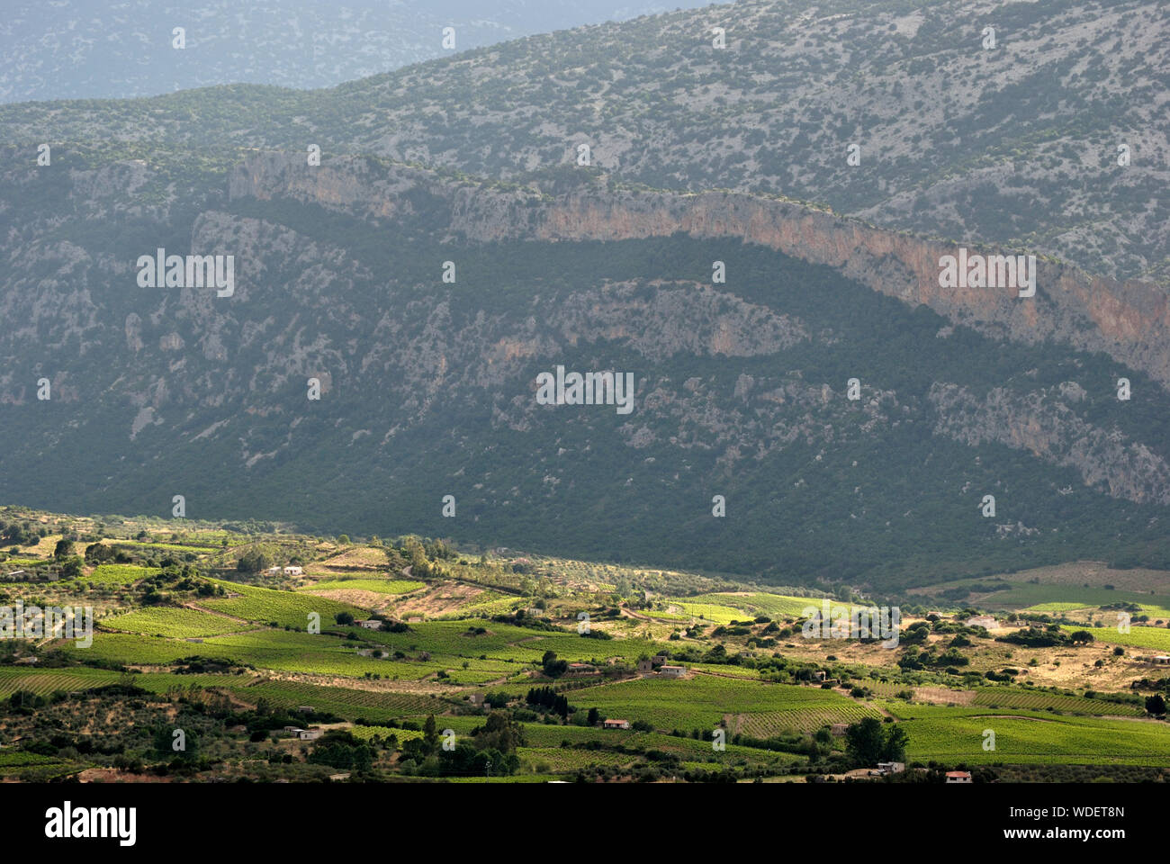 View of Supramonte of Dorgali Stock Photo - Alamy