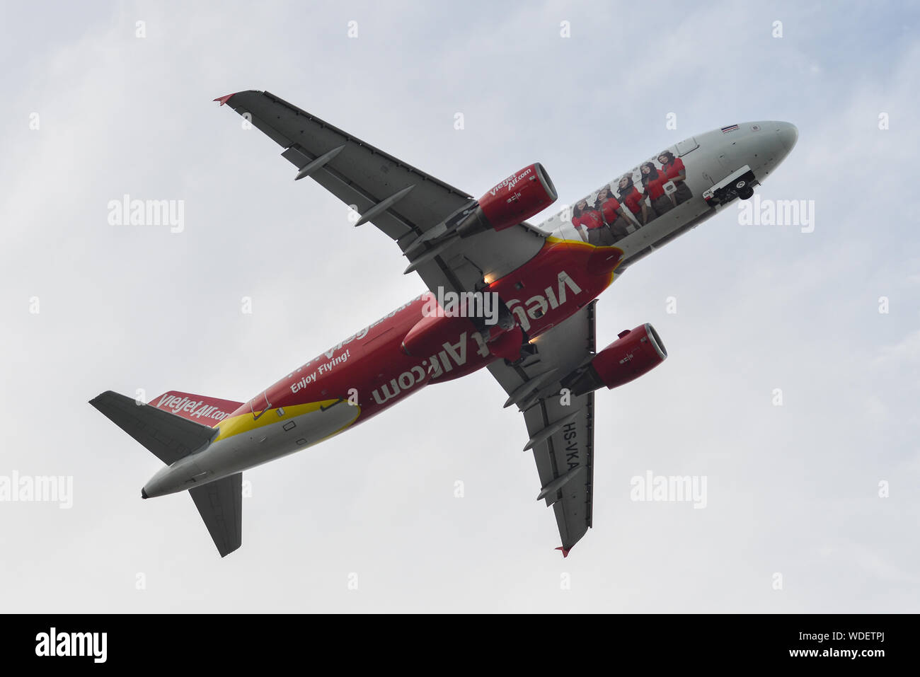 Phuket, Thailand - Apr 25, 2018. HS-VKA Thai Vietjet Air Airbus A320 ...