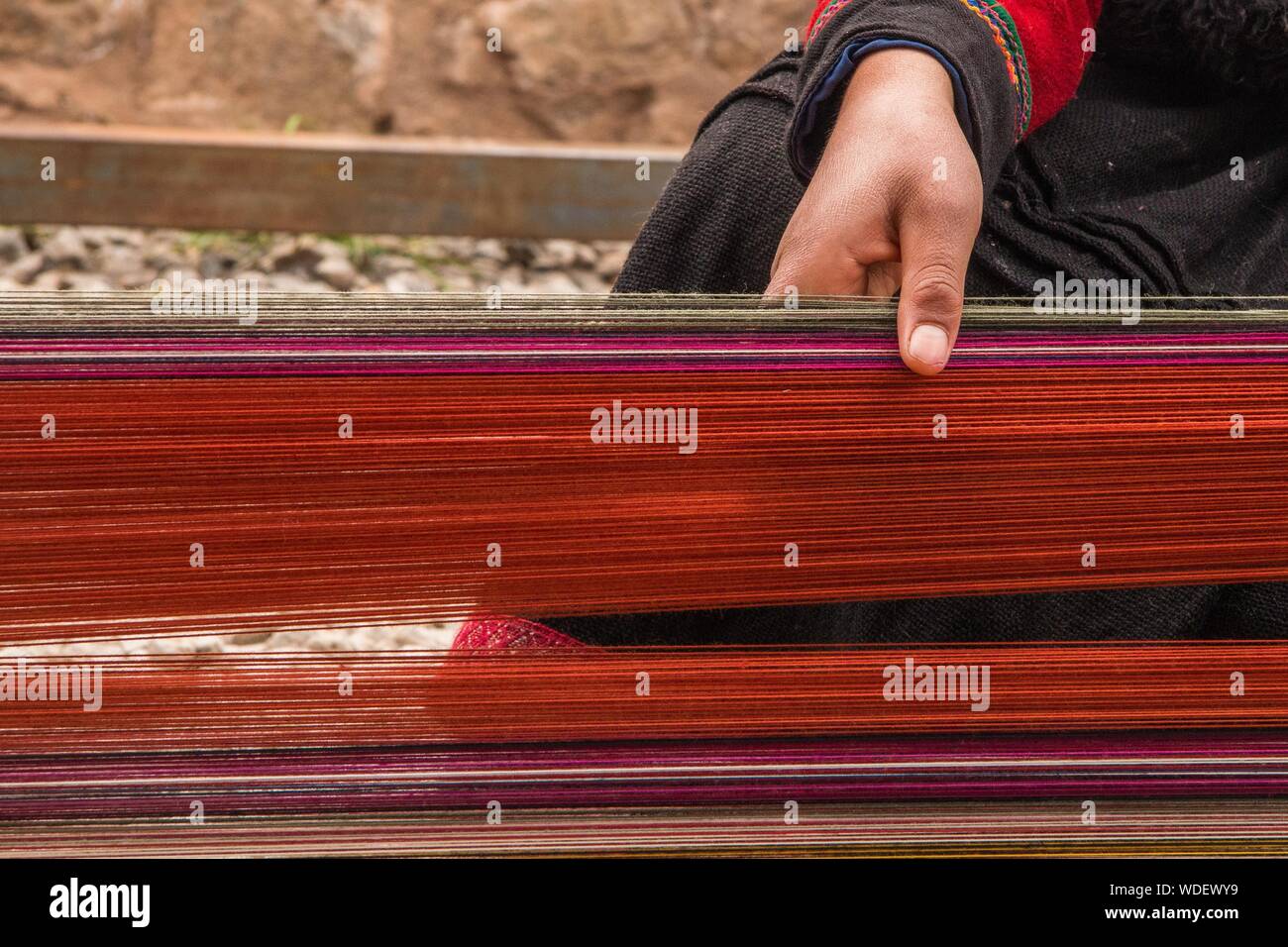 Human weaving hi-res stock photography and images - Alamy