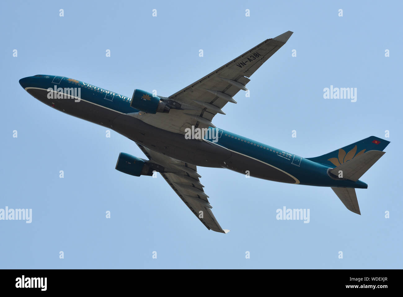 Saigon, Vietnam - Feb 25, 2019. VN-A381 Vietnam Airlines Airbus A330 ...