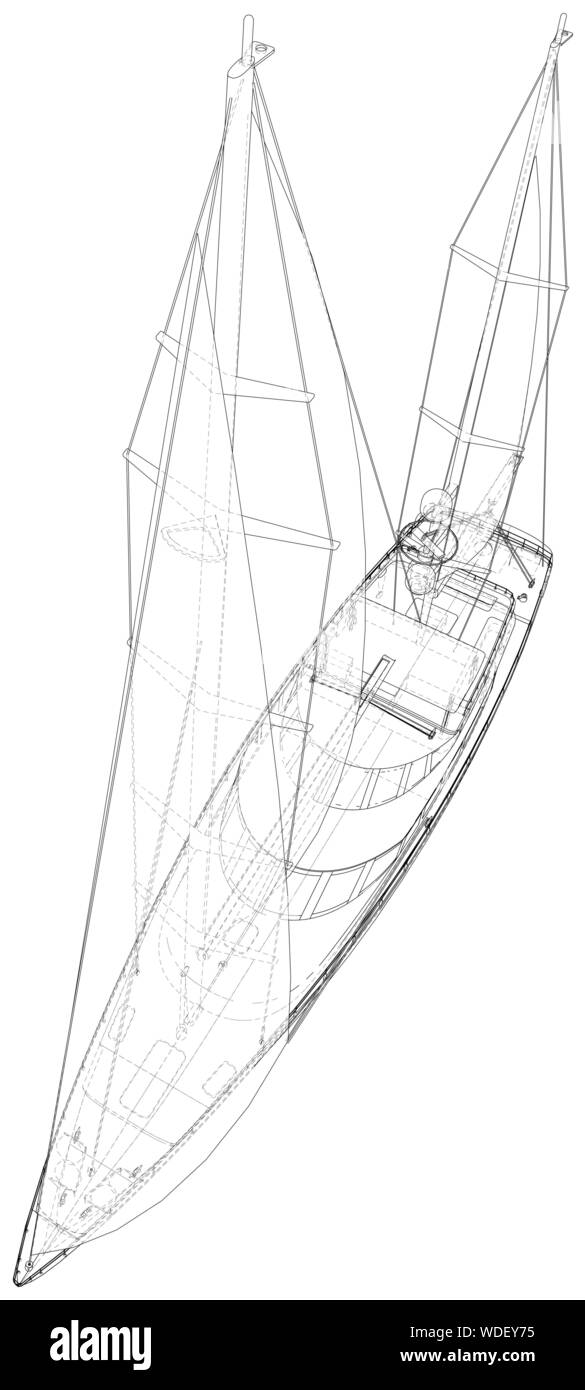 Technical drawing boat hi-res stock photography and images - Alamy