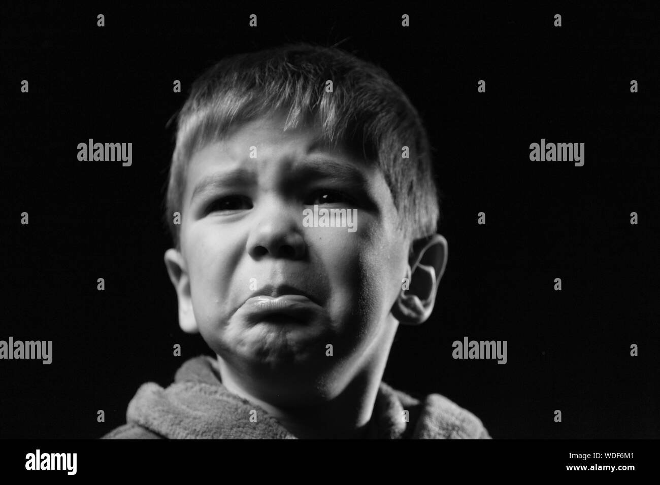Crying boy preschool hi-res stock photography and images - Alamy