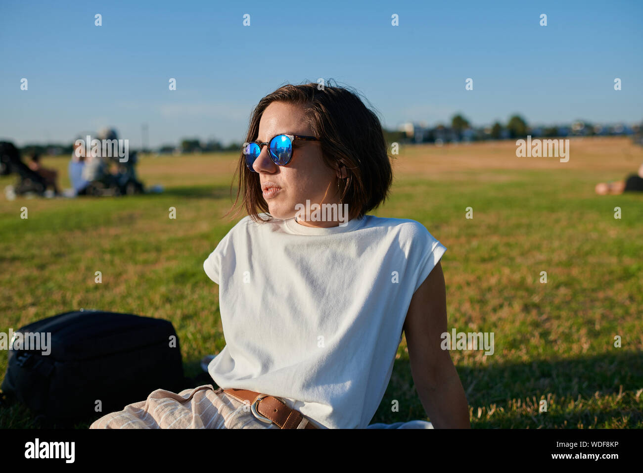 British Summer time on Blackheath Stock Photo - Alamy