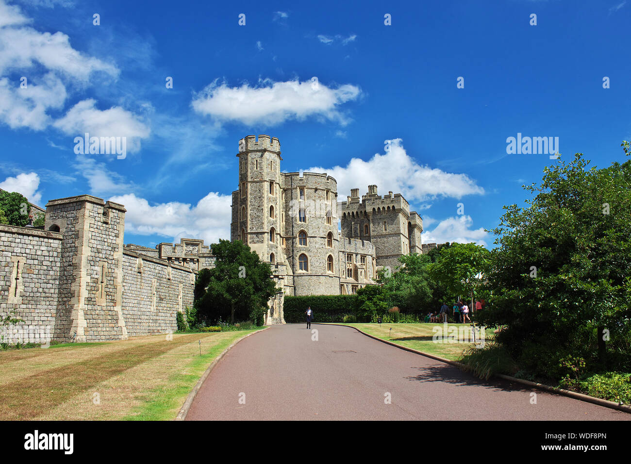 Buildings of Windsor castle in England Stock Photo - Alamy
