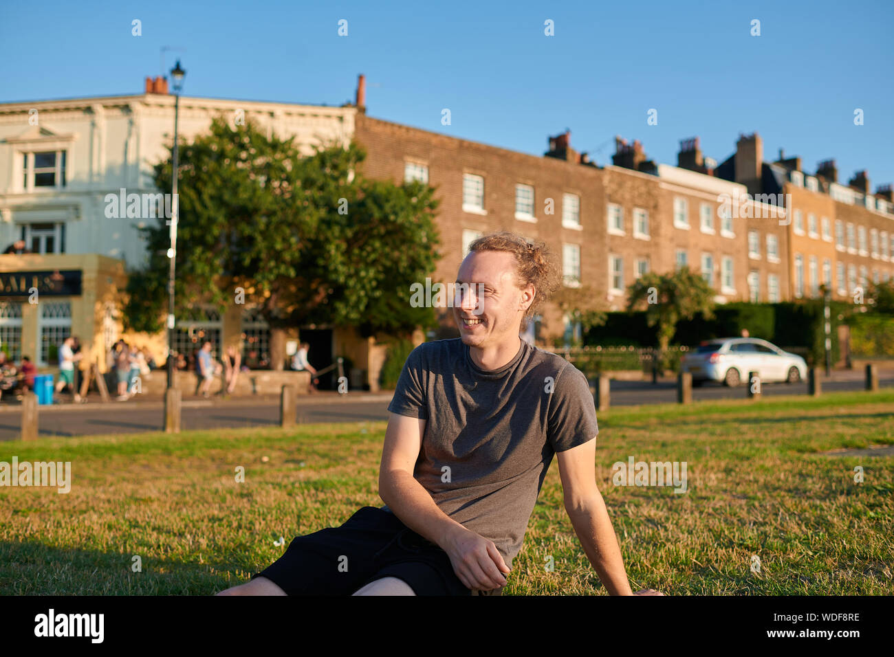 British Summer time on Blackheath Stock Photo - Alamy