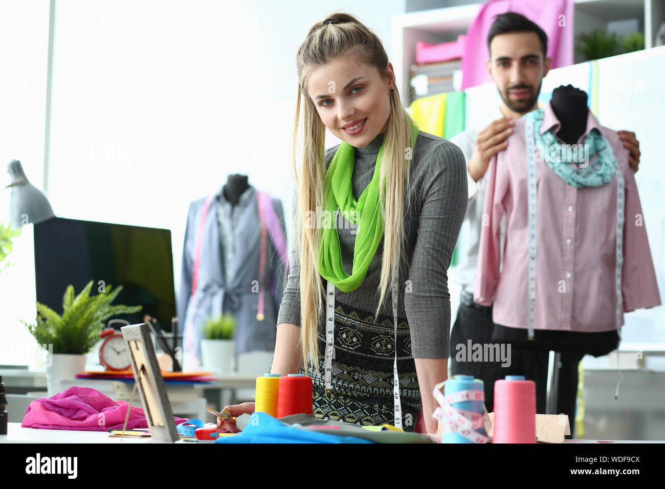 Clothes Design Process Stylish Apparel Creation Stock Photo - Alamy