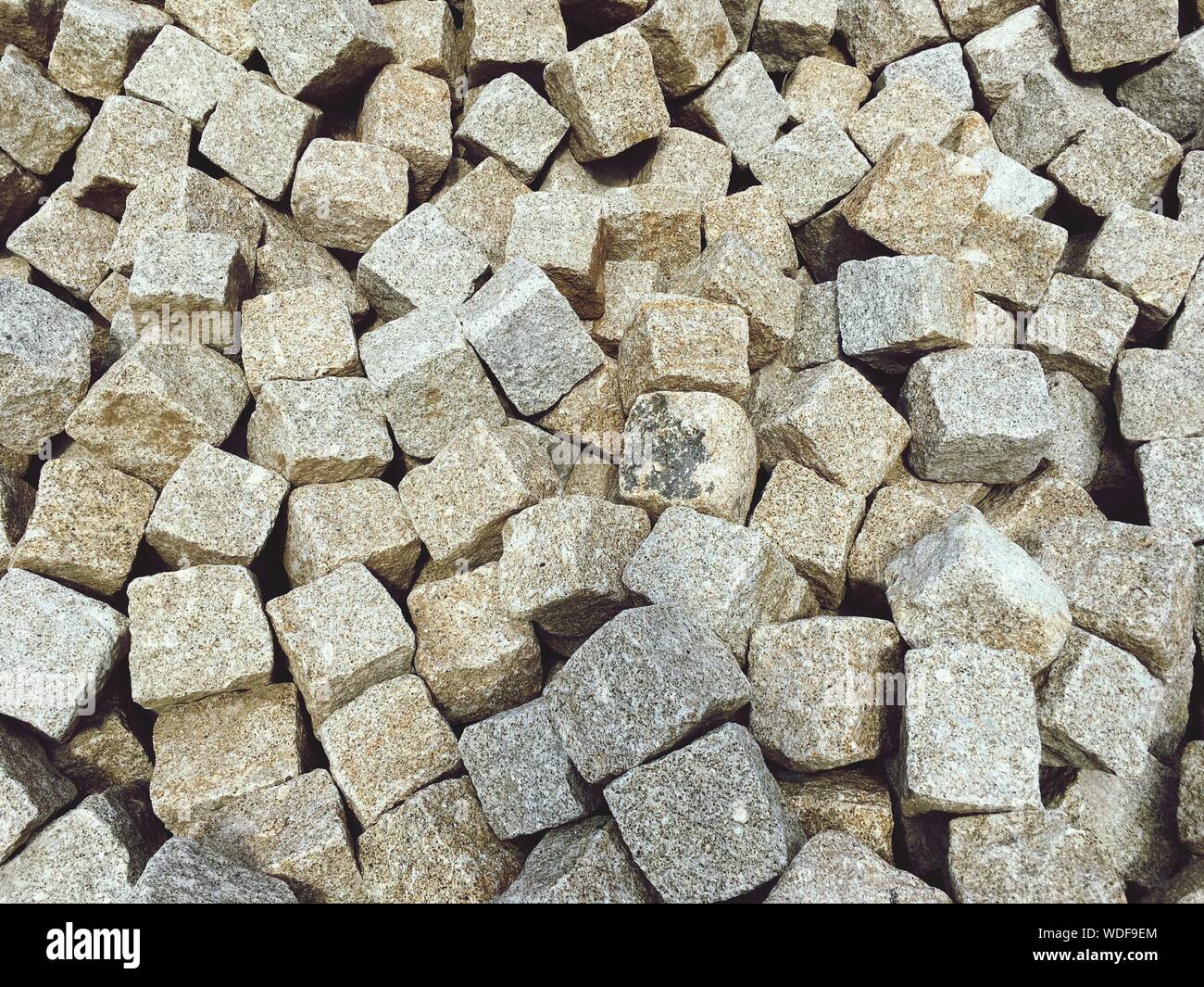 Concrete cobblestones hi-res stock photography and images - Alamy