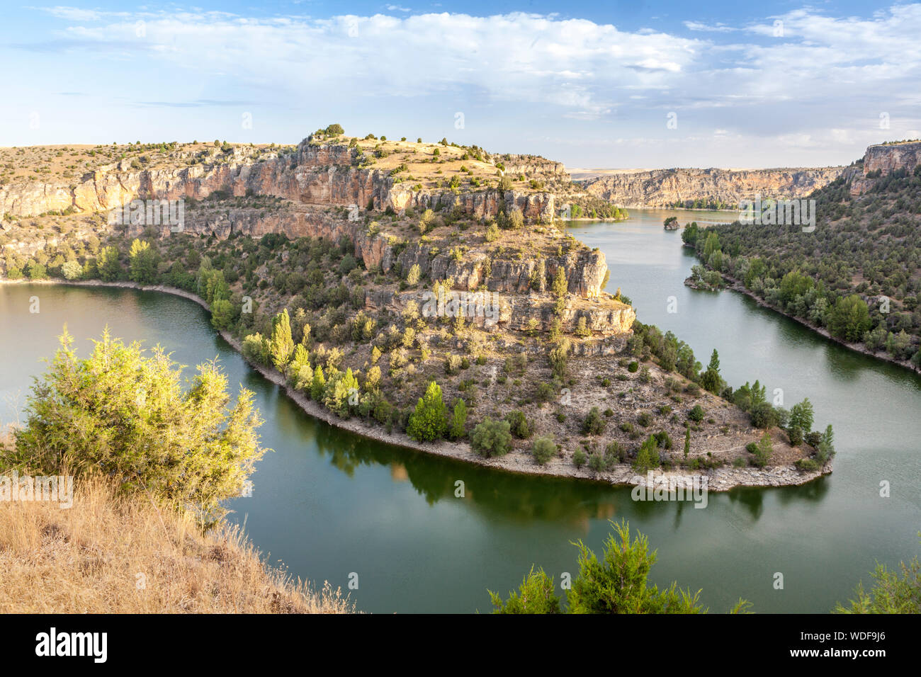 Natural Park of Hoces del Río Duratón, Segovia, Spain Stock Photo - Alamy