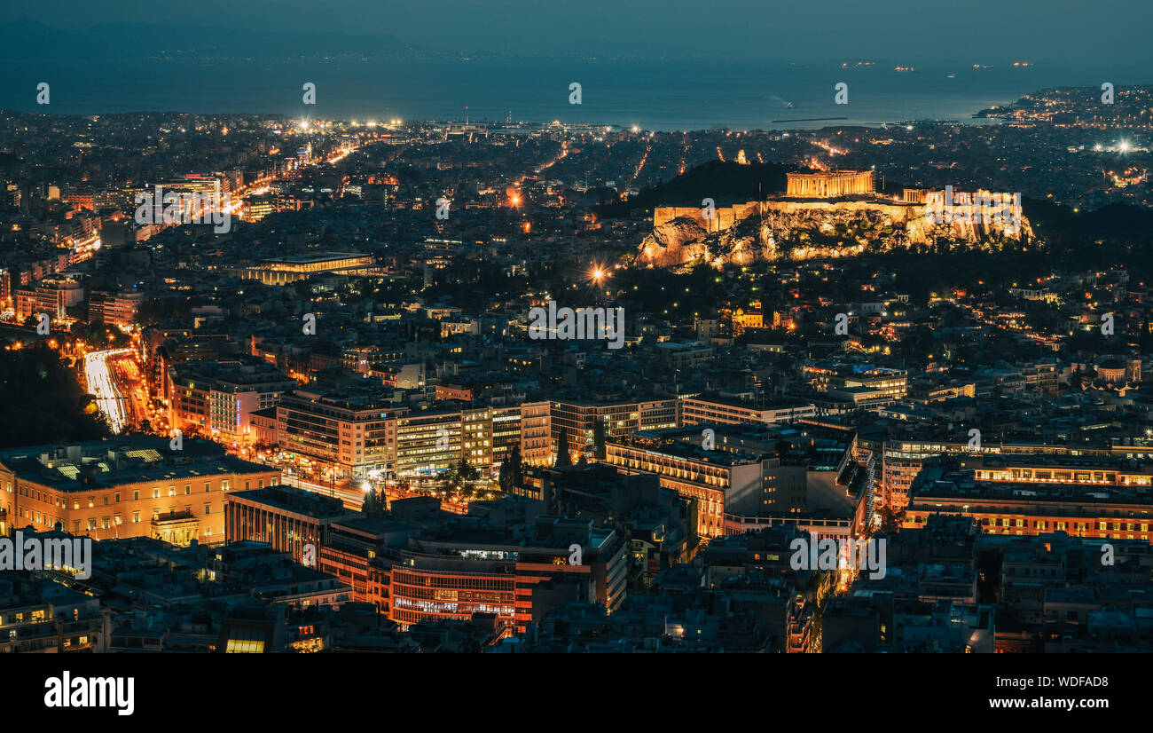 Viewed from the museum of the parthenon hi-res stock photography and ...