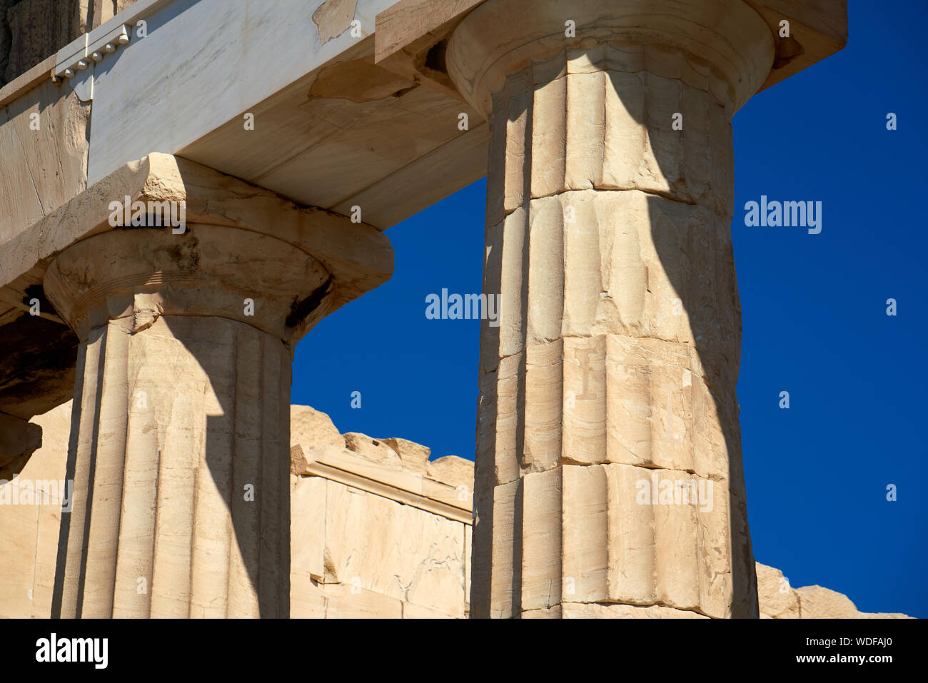 Details of The Parthenon on the Acropolis in Athens, Greece Stock Photo - Alamy