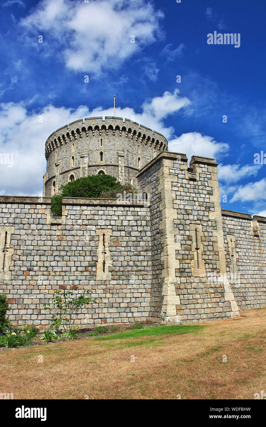 Buildings of Windsor castle in England Stock Photo - Alamy