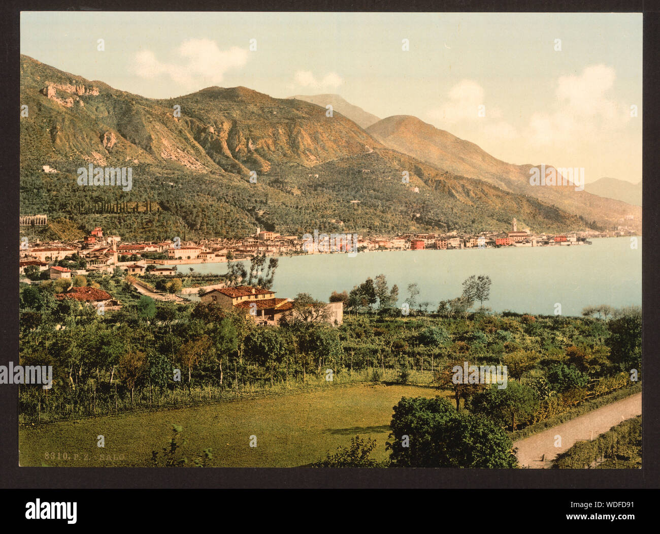 General view, Salo, Lake Garda, Italy Stock Photo - Alamy