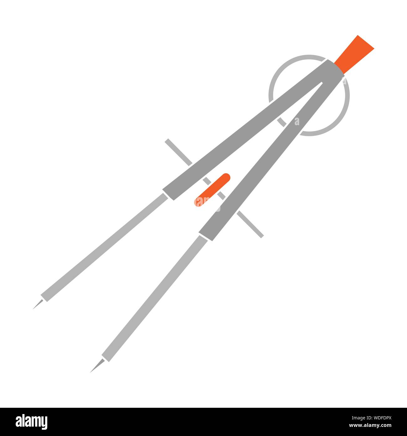 Dividers Icon in colour design isolated on white background. Architect ...