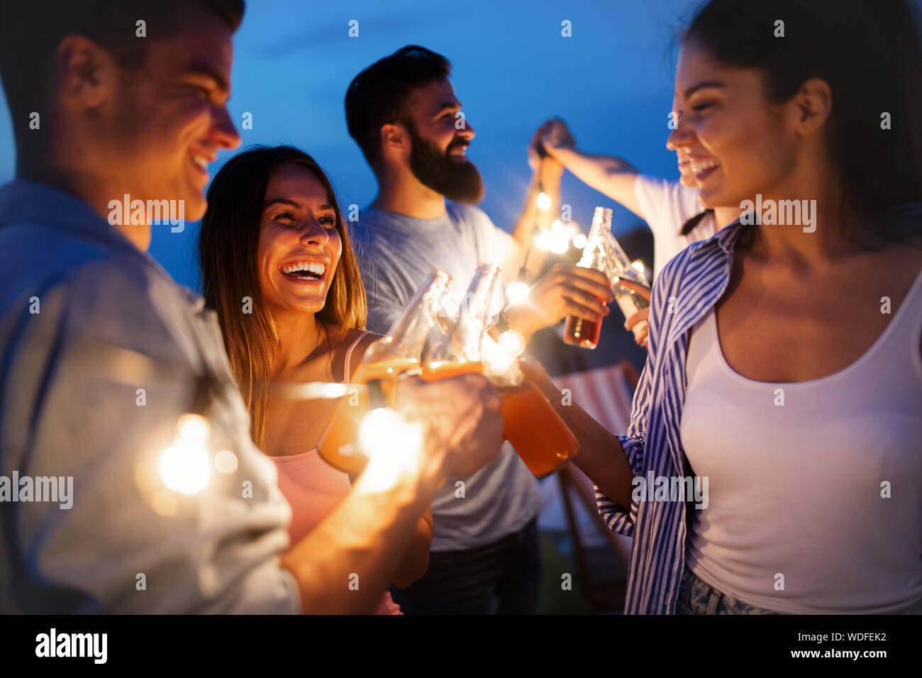 Happy people party hi-res stock photography and images - Alamy