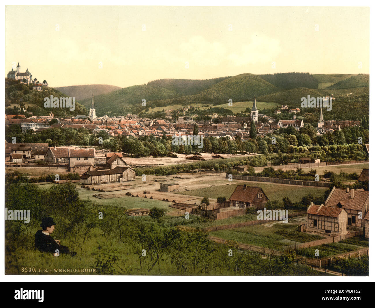 Picturesque view european village Cut Out Stock Images & Pictures - Alamy